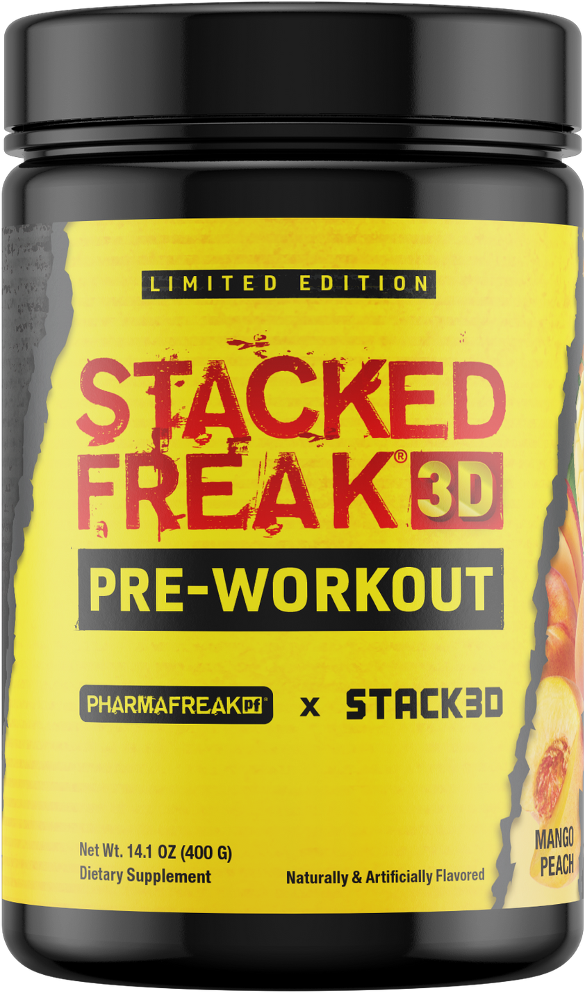Koop PharmaFreak Stacked Freak 3D Pre-workout Mango Peach (400 g ...